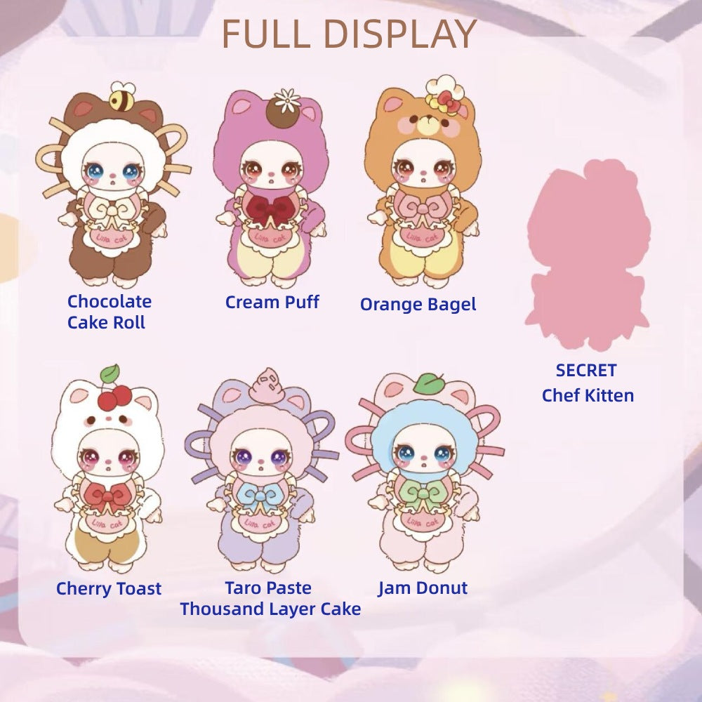Liila's Chef Kitten Series-V4 Plush Blind Box【BB3】 – Toybeta